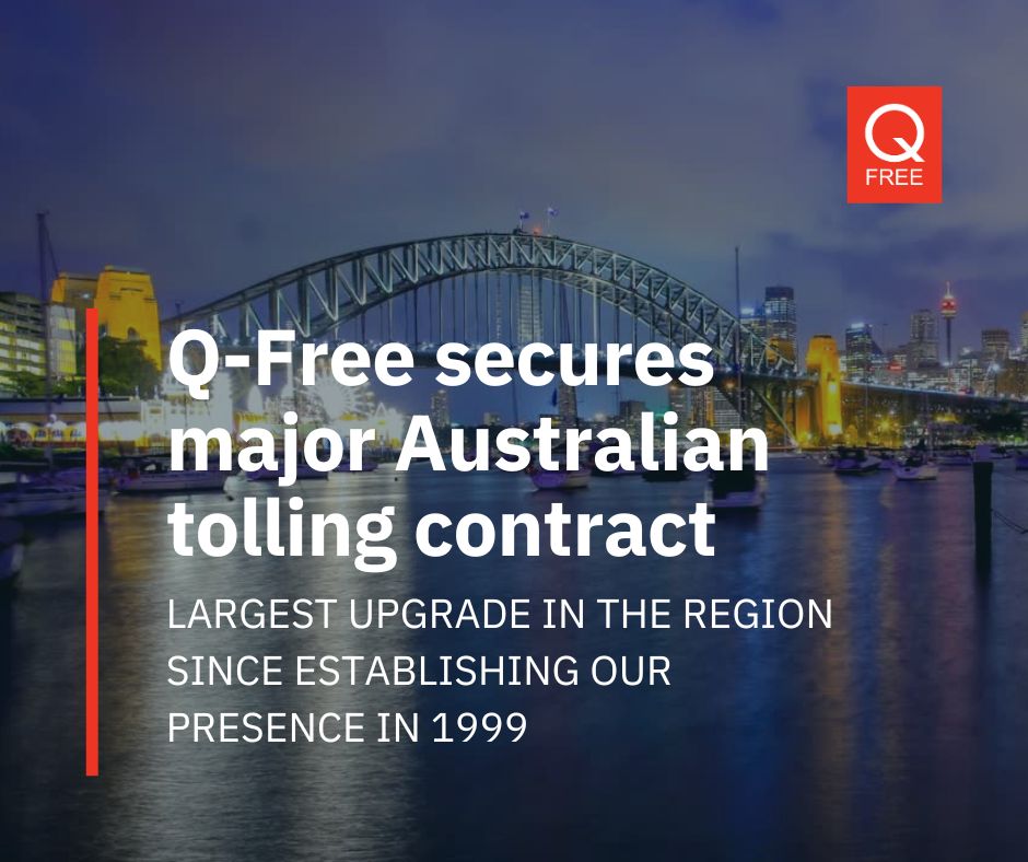 Q-Free wins largest Australian roadside tolling system contract to date ...